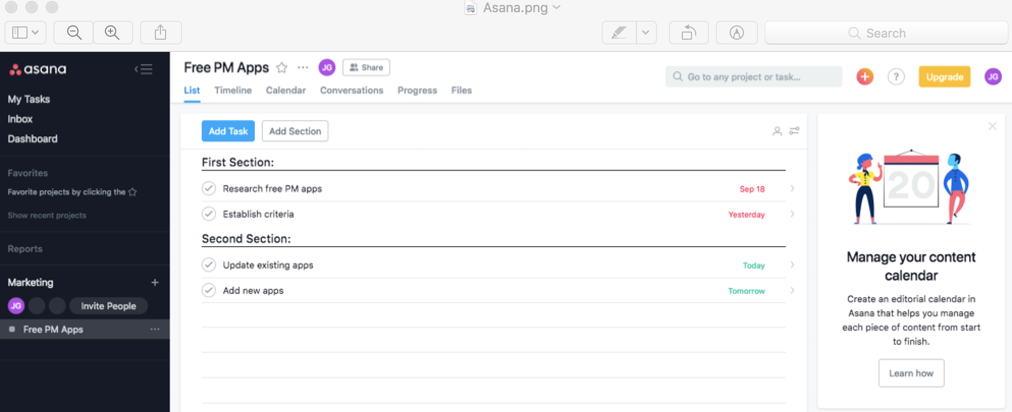 Free Project Management Apps Mac Osx